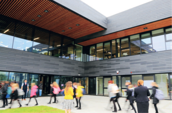 Jedburgh campus setting new trends in rainscreen cladding - Education ...