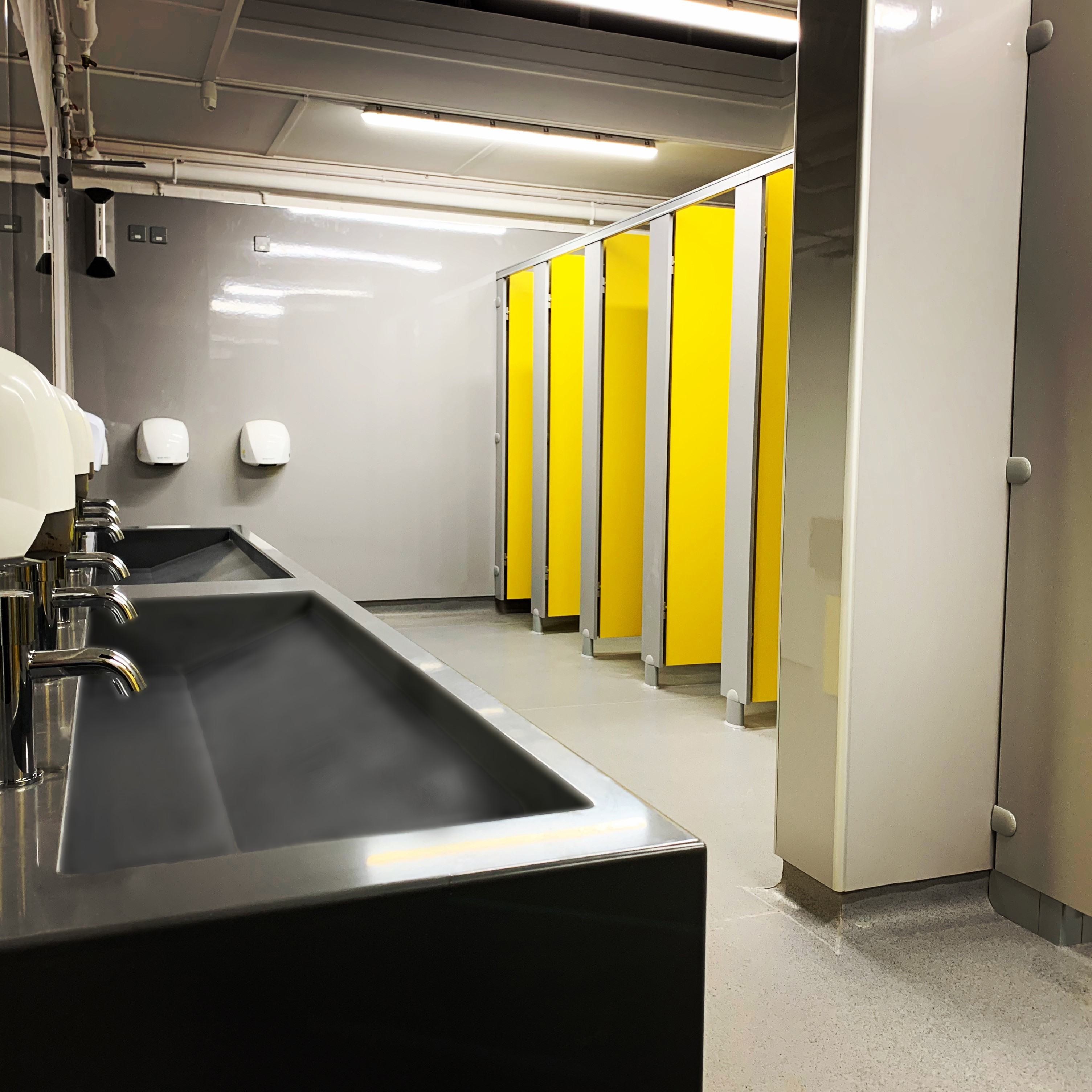 DfE-compliant washtroughs for school washrooms - Education Design & Build