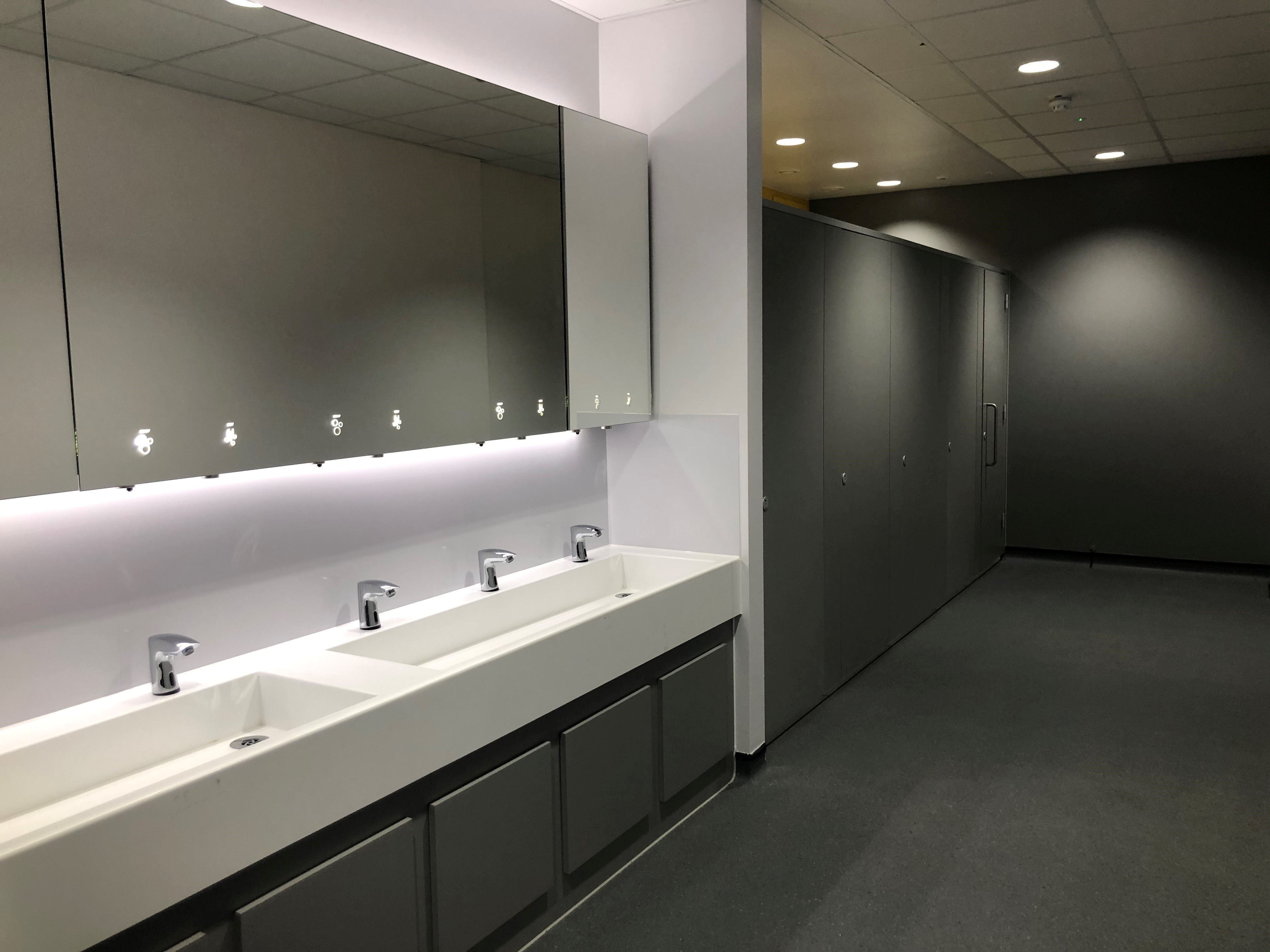 DfE-compliant washtroughs for school washrooms - Education Design & Build